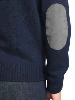 FAY Fine Wool Turtleneck Sweater - Blue