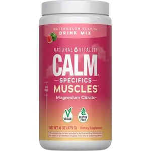 NATURAL VITALITY Calm Muscles Watermelon Powder 6 Ounces - One-color