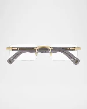 Cartier Eyewear rimless rectangle glasses