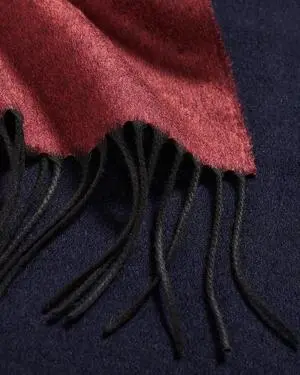 PIACENZA CASHMERE 1733 Mirror Silk And Cashmere Double-face Scarf - Navy Bu
