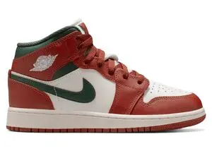 JORDAN 1 Mid Sneakers - Sail/pure Platinum/redstone