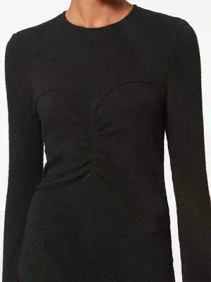 Isabel Marant Étoile Flora Ruched Long Sleeve Dress - Black