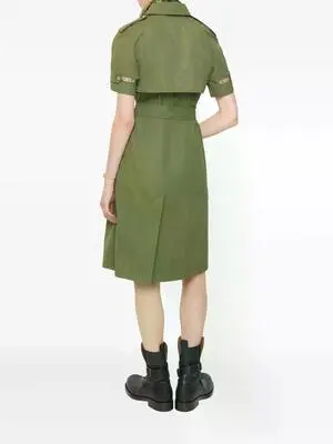 Burberry Button-fastening Midi Dress