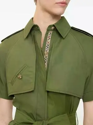 Burberry Button-fastening Midi Dress