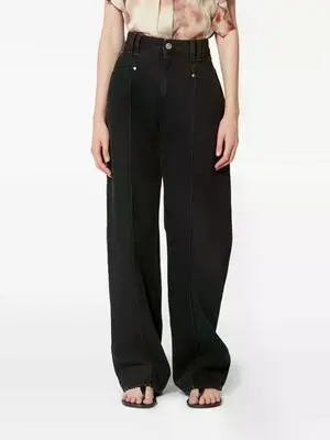 Isabel Marant Étoile Seam Detail Flared Jeans