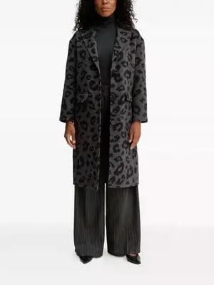 SILVIAN HEACH Leopard Print Coat With Pockets