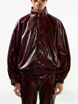 Gcds Snakeskin Zip Jacket