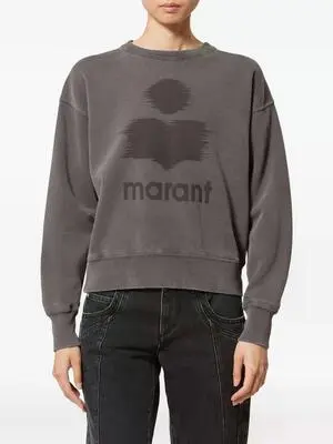 MARANT ETOILE Logo Detail Sweatshirt - Grey