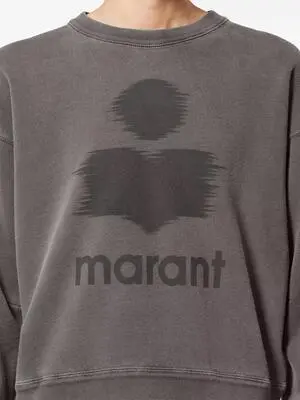 MARANT ETOILE Logo Detail Sweatshirt - Grey