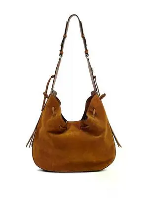 Isabel Marant Étoile Suede Calfskin Bolton Shoulder Bag - Brown