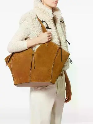 Isabel Marant Étoile Tampa Suede Shoulder Bag - Brown