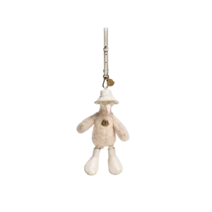 Moncler Monduck Teddy Key Holder - White