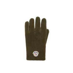 Moncler Teddy Padded Gloves - Green