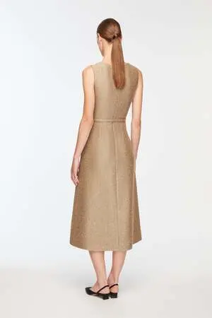 EMILIA WICKSTEAD Sequined Tweed Midi Dress