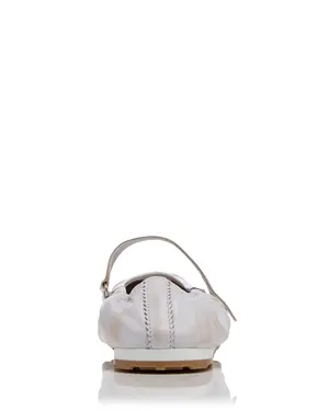 Miu Miu Mary Jane Flats - Bianco