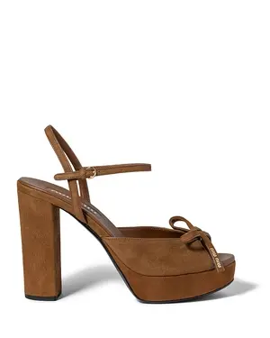 Miu Miu Ankle Strap Platform Sandals - Rovere
