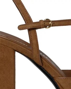 Miu Miu Ankle Strap Platform Sandals - Rovere