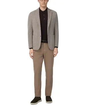 Boggi Milano Herringbone Jacket - Taupe