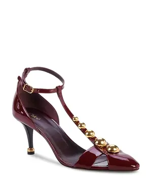 Chloé Cleia Embellished Sandals - Grenat