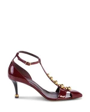 Chloé Cleia Embellished Sandals - Grenat
