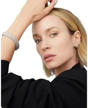 ORADINA Sterling Eternal Knot Stud Earrings