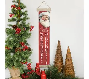 SINCERE SURROUNDINGS 40' Sleeps Until Santa Lon G Canvas - One-color