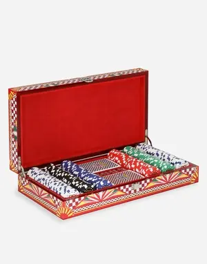 Dolce & Gabbana Plexiglass Poker Set - Multicolor