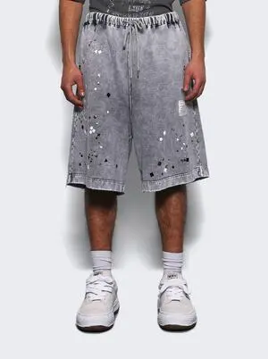 Mihara Yasuhiro Embellished Bleached Shorts