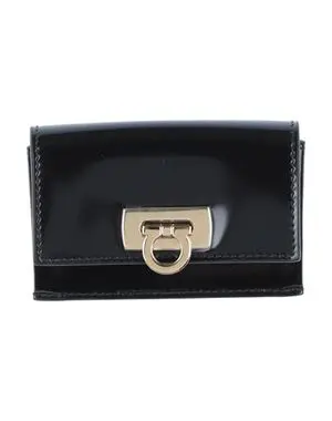 FERRAGAMO Portacarte Coin Purse Calfskin - Black