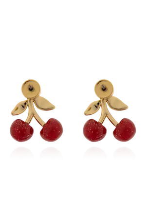 COACH Cherry Motif Earrings - Red