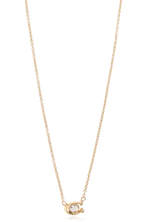 COACH Necklace With Logo-shaped Pendant
