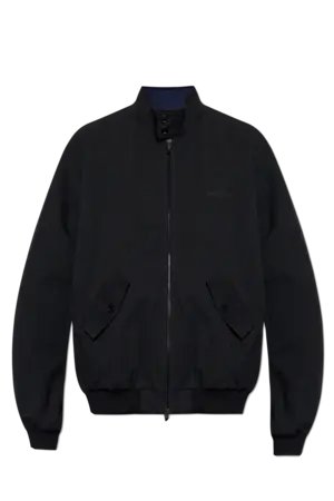 Balenciaga Jacket With Logo - Black