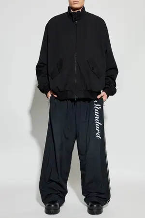 Balenciaga Trousers With Logo