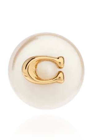 COACH Earrings With Pearl
