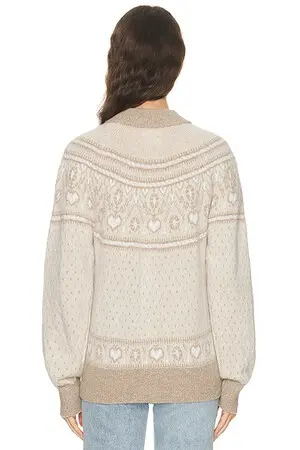 Khaite Guy" Cashmere Mockneck Sweater - Light Multi