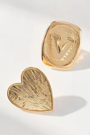 Anthropologie Heart Shaped Pins And Brooches