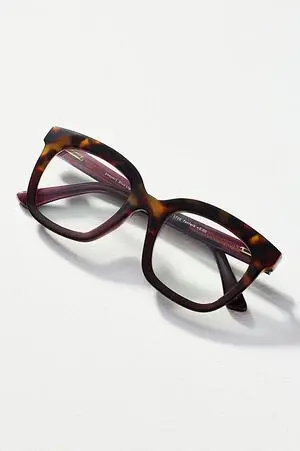 PEEPERS Square Fanfare Readers Tortoise/cherry
