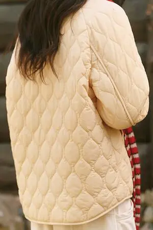 Varley Luca Quilted Jacket - Light Yellow