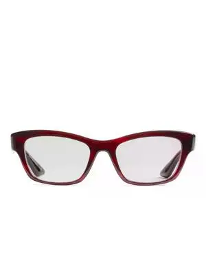 Khaite X Oliver Peoples Stripe Rectangle Eyeglasses