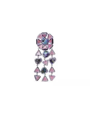 Tory Burch Curiosity Chandelier Earrings - Purple