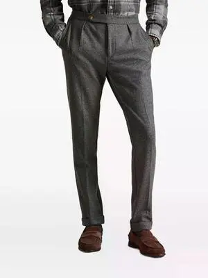 Polo Ralph Lauren Pressed-pleat Trousers - Grey