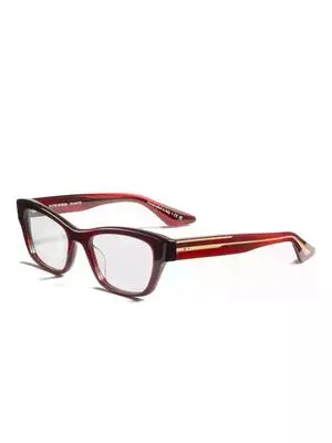 Khaite X Oliver Peoples Stripe Rectangle Eyeglasses