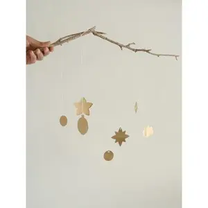 FLECK Foliage Ornamentsset Of 7 - Brass