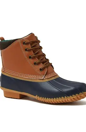 LANDS' END Insulated Duck Boots - Hazelnut Leather