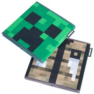 MINECRAFT Fabric Storage Boxes 2 Piece Creeper & Crafting Table