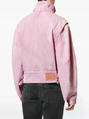 MARANT ETOILE Joseline Denim Jacket - Pink