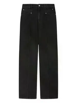 Isabel Marant Drolane Seam Flared Jeans