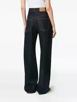 Isabel Marant Drolane Seam Flared Jeans