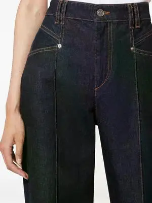 Isabel Marant Drolane Seam Flared Jeans