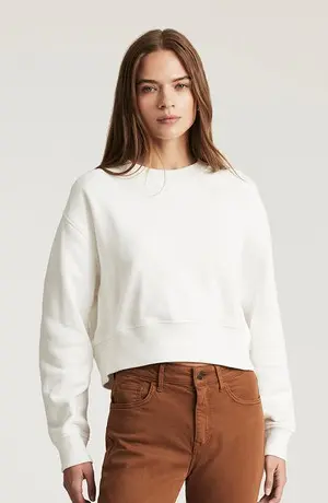 MAVI Cotton Crop Sweatshirt